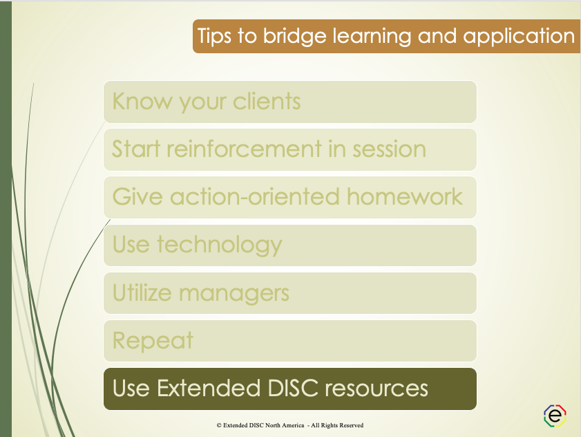 Tips to Ensure Your Participants Succeed After DISC Training