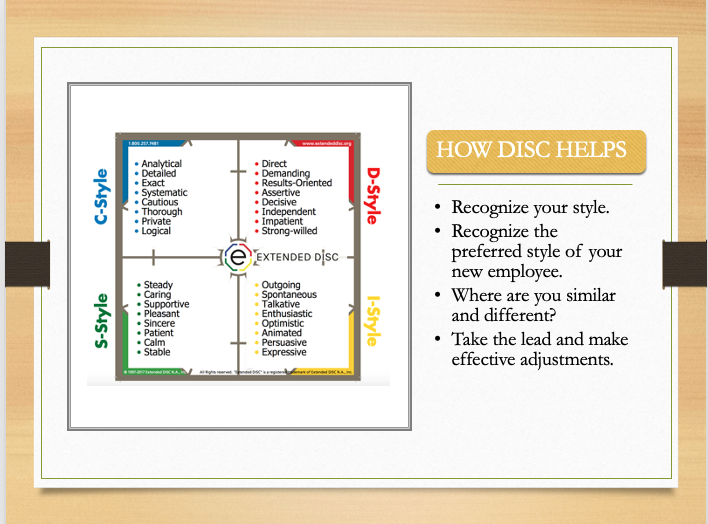 Starting Off Strong: Using DISC in Onboarding