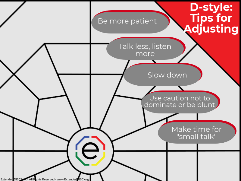What Happens When We Don't Adjust Our DISC Style?